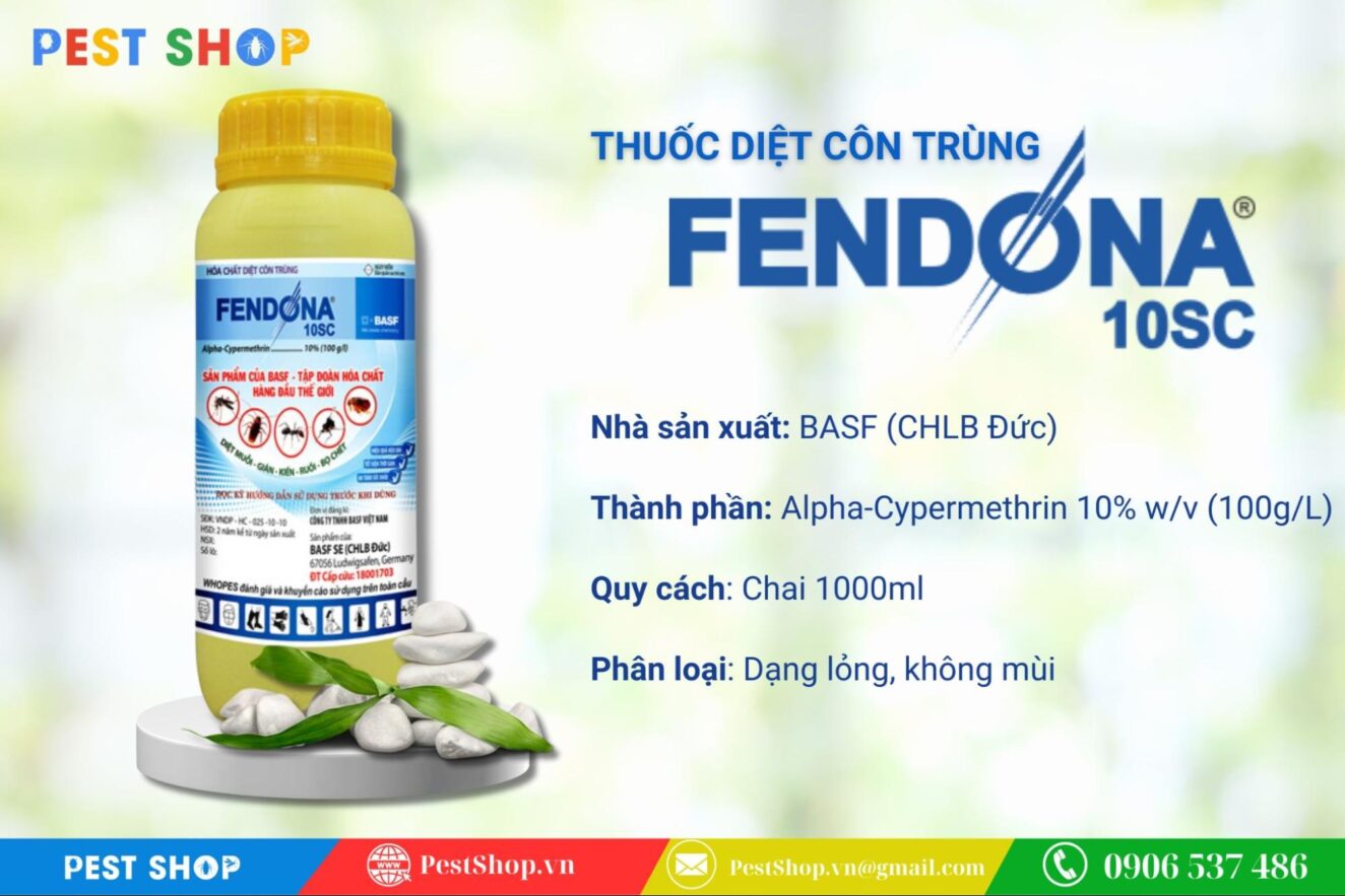 Thuốc diệt côn trùng Fendona 10SC hiệu quả cao đến từ Đức