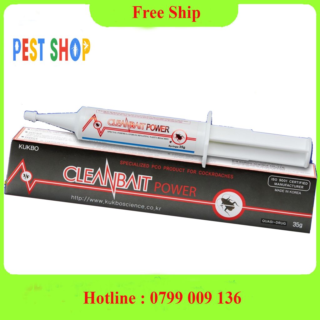 Thuốc diệt gián Cleanbait Power diêt các loại gián tốt nhất hiện nay