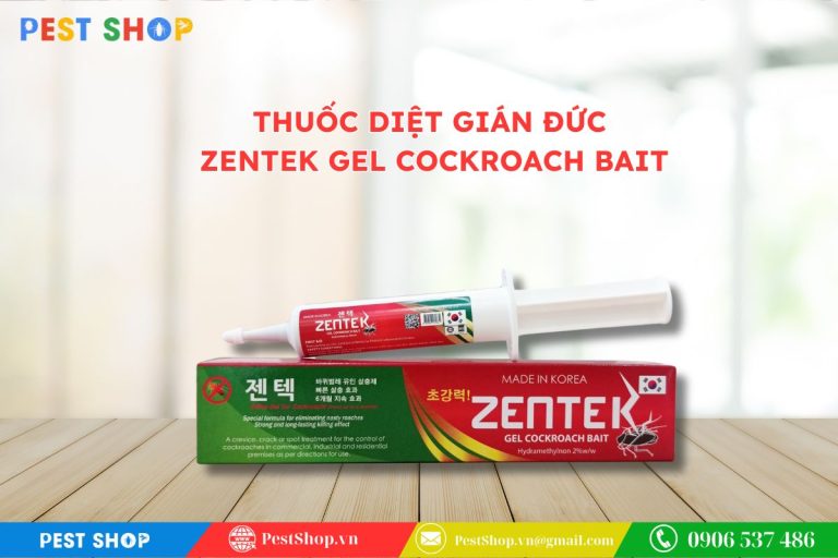 Thuốc diệt gián Đức ZENTEK Gel Cockroach Bait hiệu quả dài hạn